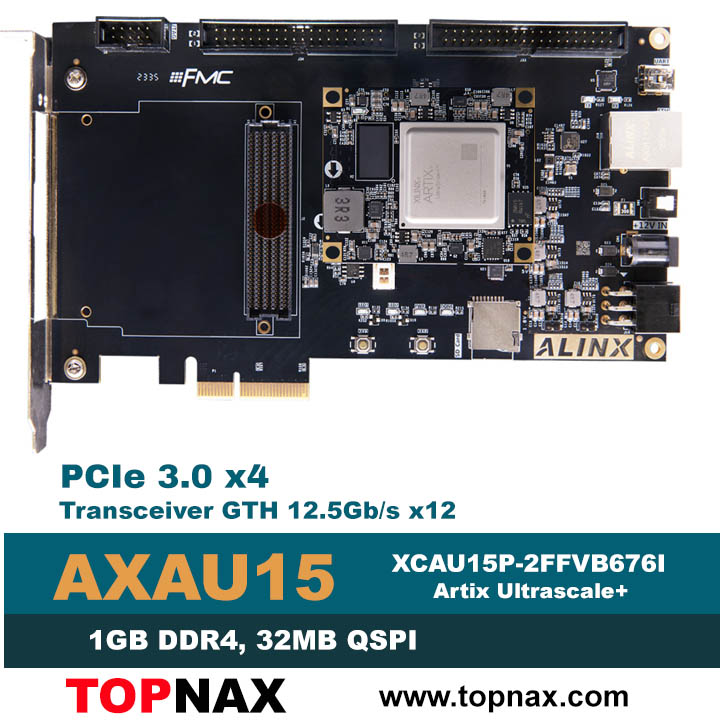 TOPNAX || ALINX AXAU15 , Xilinx Artix Ultrascale+ XCAU15